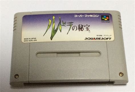 Yahooオークション Sfc ルドラの秘宝 ソフトのみ 動作確認済み スー