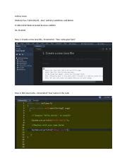 CYB Module Two Hello World Java Activity Docx Docx Johnny Louis Module Two Hello World