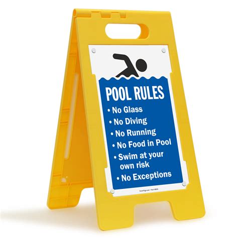 No Glass In Pool Area Signs Save 10 Today