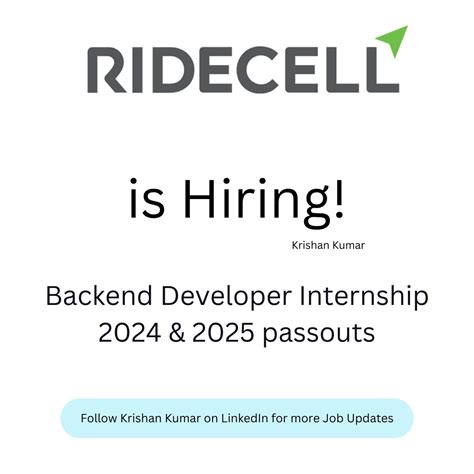 Krishan Kumar On Linkedin Company Name Ridecell Role Backend