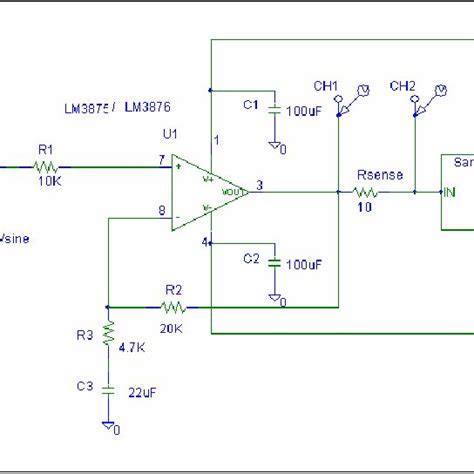 Schematic Of The Power Amplifier Download Scientific Diagram