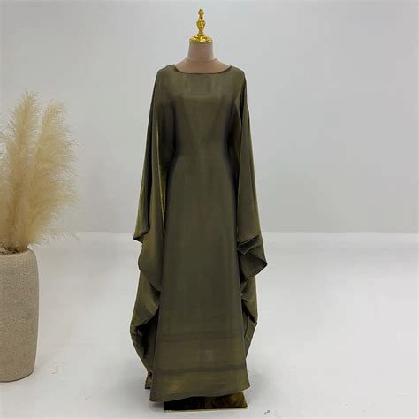 20 Color Options Sparkling Women Abaya Dress Urgarment