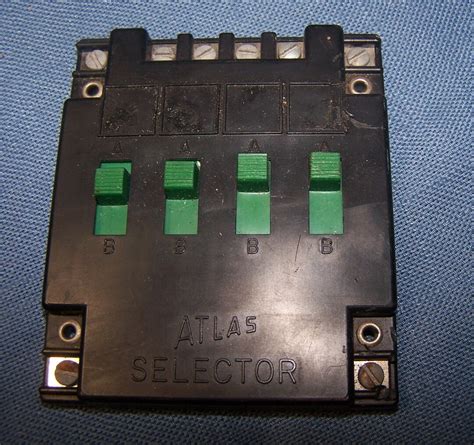 Atlas Selector Switch For Model Railroading 215 The Switch Has Four A B
