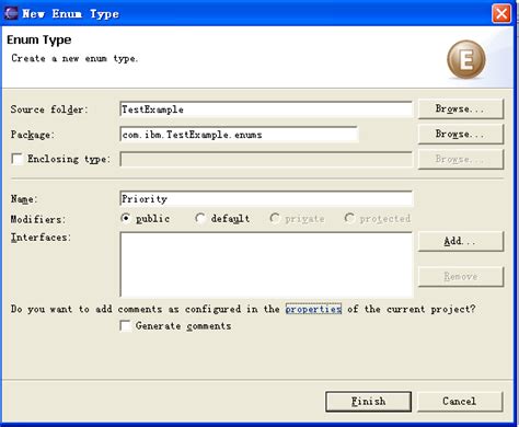 Eclipse 中体验J SE 之枚举类型 UML软件工程组织 火龙果软件