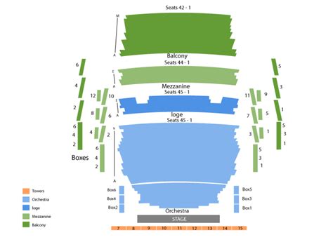 Pikes Peak Center For The Performing Arts Seating Chart Portal