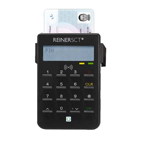 Czytnik Kart Stykowych I Nfc Rfid Z Klawiaturą Pinpad Cyberjack