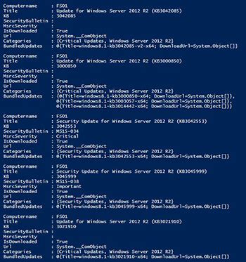Finding Pending Updates Using Powershell Microsoft Certified Professional Magazine Online