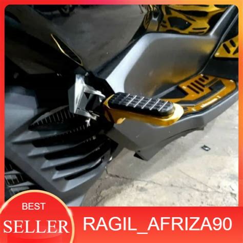 Jual Foot Step Pijakan Kaki Belakang New Nmax 2020 Full CNC Shopee Indonesia