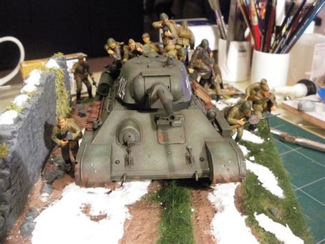 Diorama N°23 Troupes Russes En Action Moadib Diorama