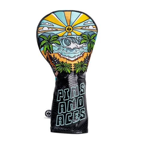 Pins And Aces Island Feeling Driver Headcover Lt Golf Shop