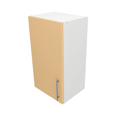 Pre Assembled Modern 400mm Fitted Kitchen Wall Unit Matt Sand Yellow