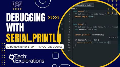 [065] arduino getting started debugging with serial println youtube