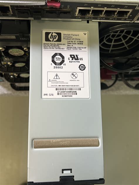 Hp Bladesystem C3000 Chassis Switch And Servers Ps Auction We