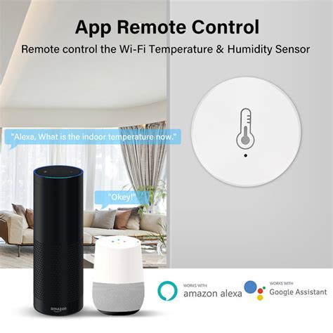 Aubess Tuya Zigbee Temperature Humidity Sensorvoice Control Aubess