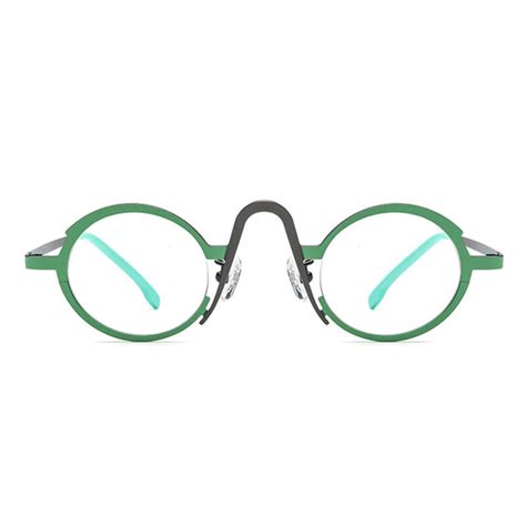 Stowe Round Blue Glasses