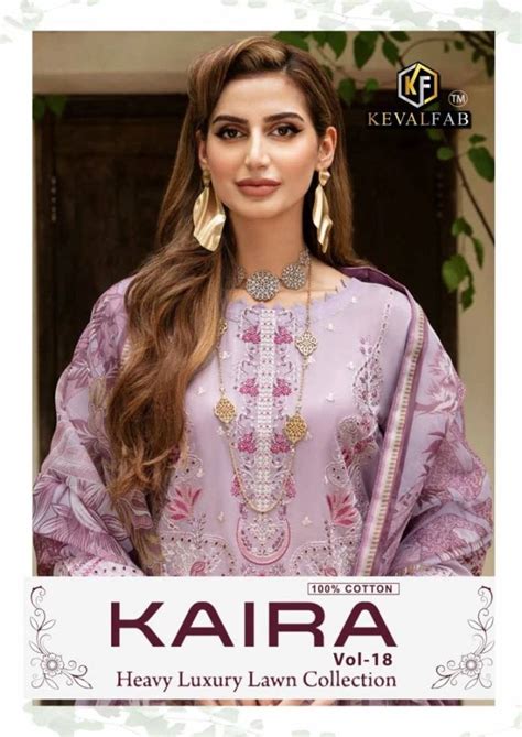 Buy Now Pakistani Keval Kaira Vol 18 Beautiful Karachi Cotton Karachi Dress Material At