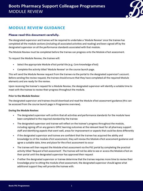 Psc Module Review Guidance Nov 2022 Pdf