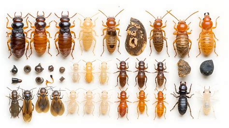 Termite Life Cycle Stages From Egg To Adult Premium Ai Generated Image