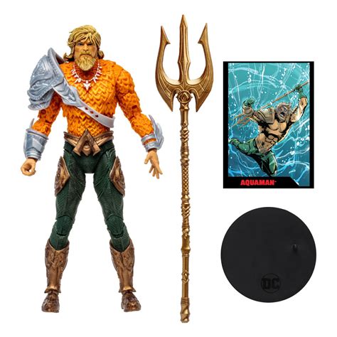 Dc Direct Page Punchers Figura And Cmic Aquaman Aquaman 18 Cm Frikanime