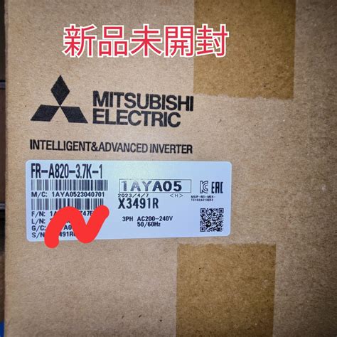 Yahooオークション Fr A820 37k 1 Ac200v 37kw 三菱電機 インバー