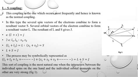 SESSION 12 COUPLING SCHEME And SPIN ORBIT INTERACTION YouTube