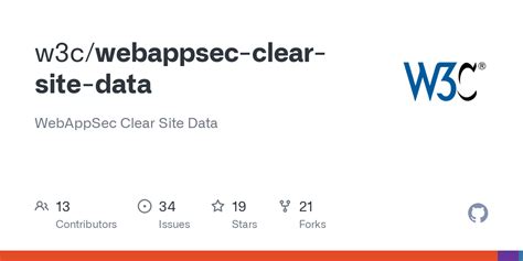 GitHub W3c Webappsec Clear Site Data WebAppSec Clear Site Data