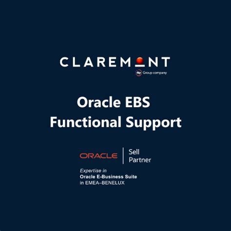 oracle ebs functional support