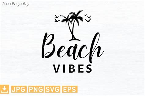 Beach Vibes Graphic By Timecraftshop · Creative Fabrica