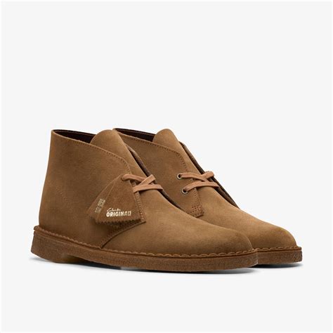 Mens Desert Boot Cola Suede Ankle Boots Desert Boots Lace Up Clarks Uk