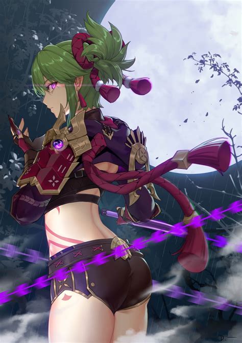 Kuki Shinobu Genshin Impact Drawn By Linreplica Danbooru