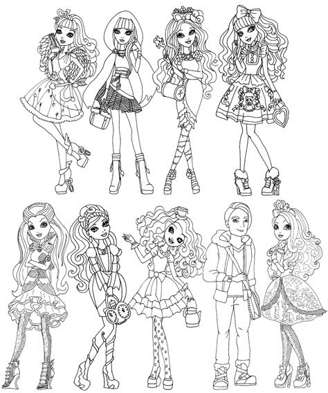 Desenhos Para Colorir Ever After High