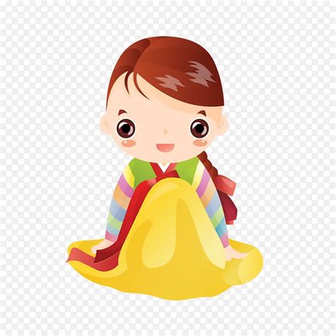 韩国风格卡通娃娃矢量图png图片素材下载 图片编号qnvddgnd 免抠素材网