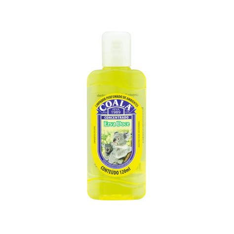 Limpador Perfumado de Ambientes Coala Erva Doce 120ml Max limp Limpeza Higiene e Descartáveis