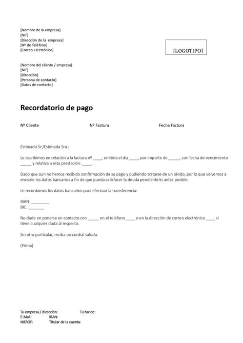 Modelo De Carta De Cobro De Deuda
