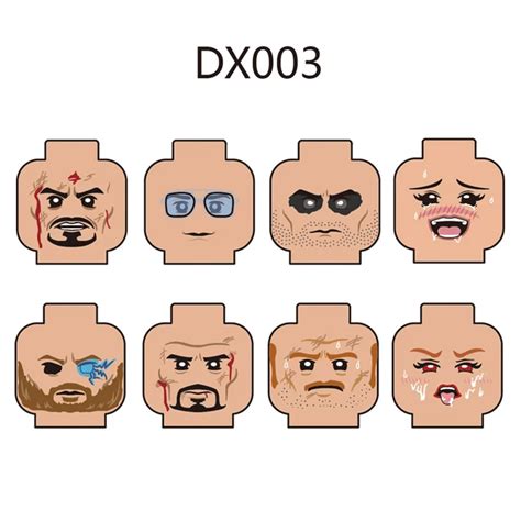 Lego Face Decals