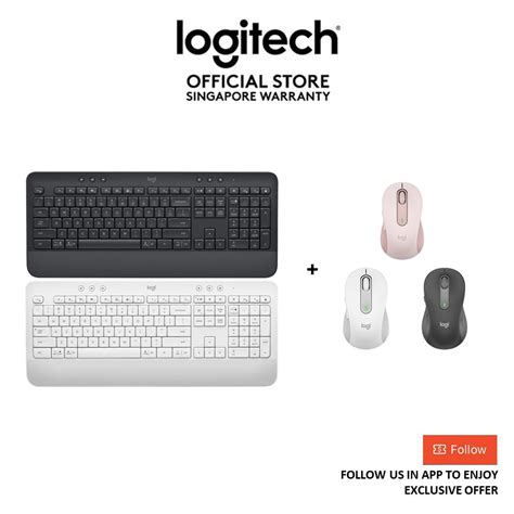[bundle] Logitech Signature K650 Wireless Bt Keyboard Logitech Signature M650 Wireless Mouse
