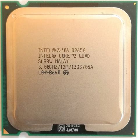 Intel Core Quad Q E Slb W Ghz M Cache Mhz