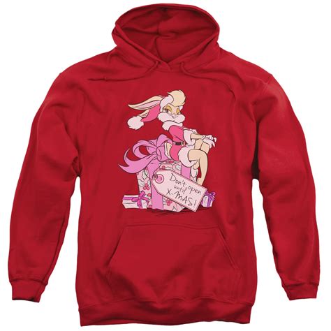 Looney Tunes Mens Lola Present Pullover Hoodie