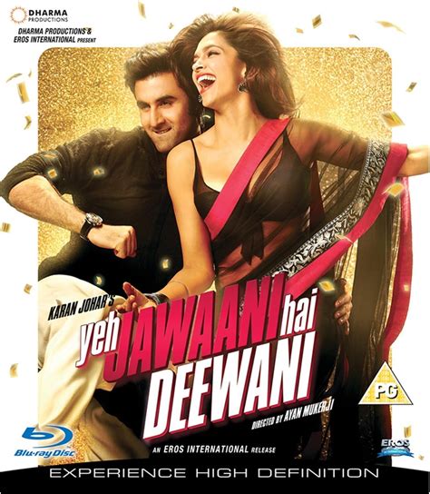 Yeh Jawaani Hai Deewani Blu Ray Amazonca Ranbir Kapoor Deepika