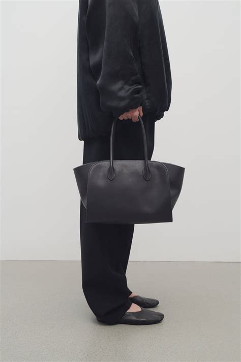 Marlo 12 Sac En Cuir Marron The Row