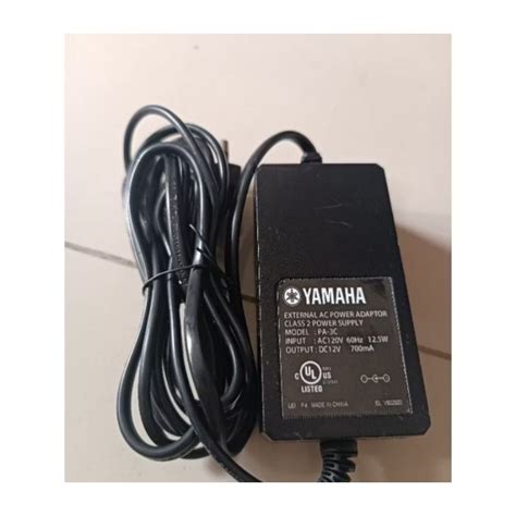 Jual AC Adaptor Keyboard Untuk Keyboard Yamaha PSR E PA 3 C Original