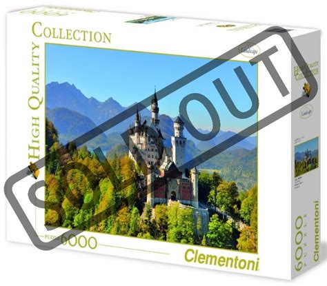 CLEMENTONI Puzzle Zámek Neuschwanstein dílků Puzzle puzzle cz