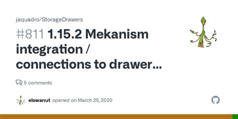 1152 Mekanism Integration Connections To Drawers Inconsistent