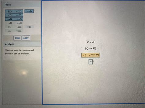 Construct A Truth Tree For This Argument In Order To Chegg