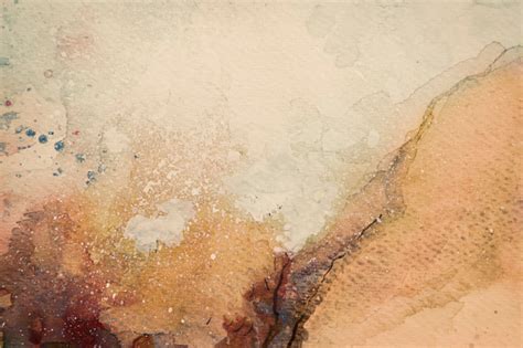 브라운 워터컬러 배경기술 수채화에 대한 스톡 사진 및 기타 이미지 수채화 갈색 질감 Istock