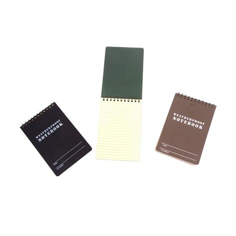 Military Style Weatherproof Notebook 4″ X 6″