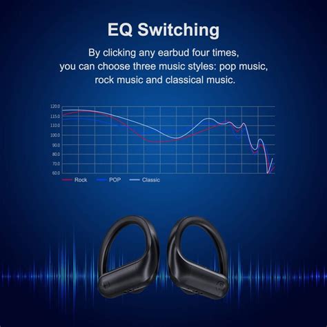 True Wireless Earbuds Elecder D17 Running Sport Bluetooth Headphones