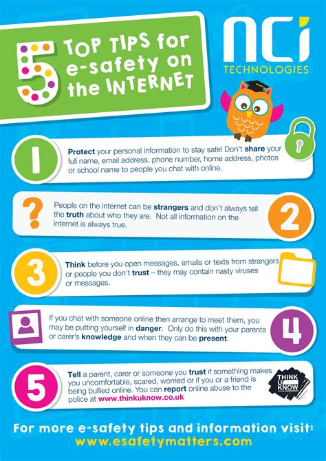 Nci Technologies Top Tips For E Safety Internet Technology