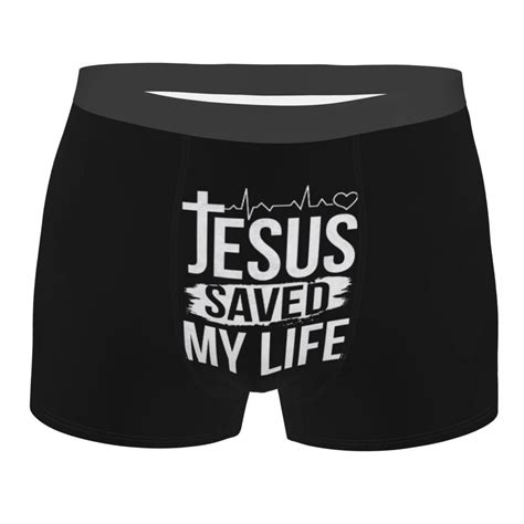 Catholic Jesus Cross Boxer Shorts For Men 3d Printed Male Christian