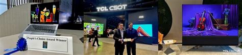 tcl csot received three prestigious people s choice awards from sid
